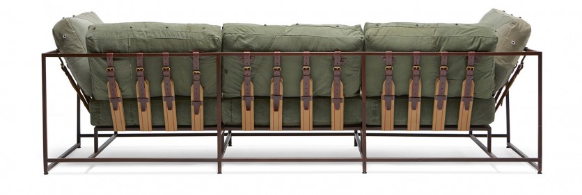 This Badass Sofa is Covered in WWII Military Canvas - Sharp Magazine
