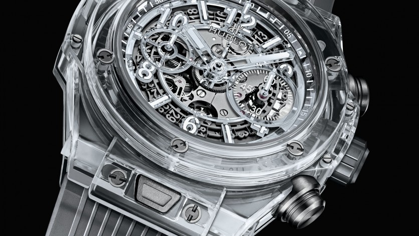 Hublot Created This Incredible Transparent Watch Using Blocks of ...