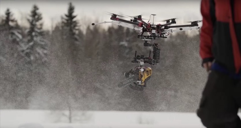 This Is a Drone With a Chainsaw Attached to the Bottom, and It Is ...