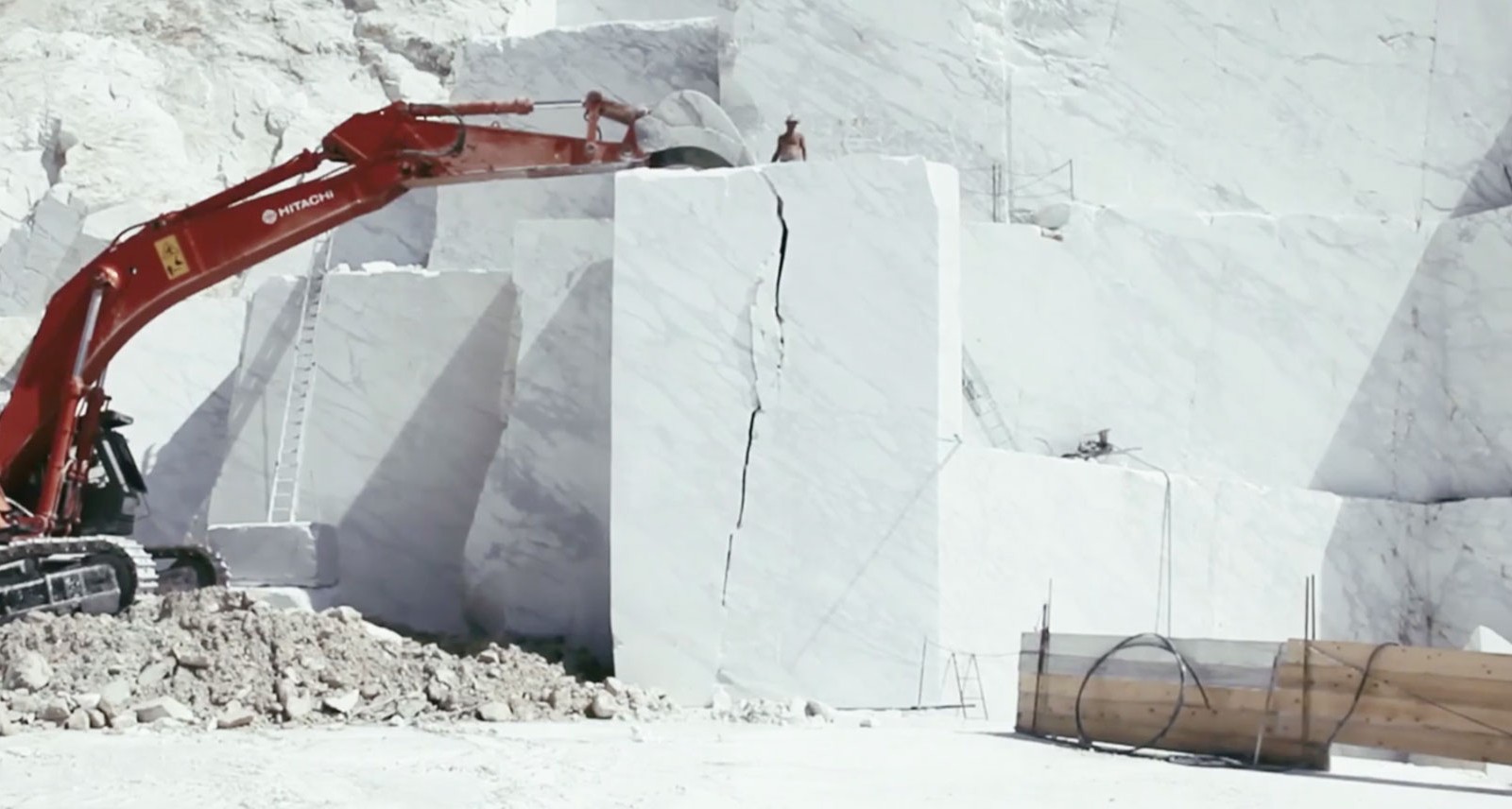 Turn Off Your Brain and Watch This Video of Marble Being Quarried ...