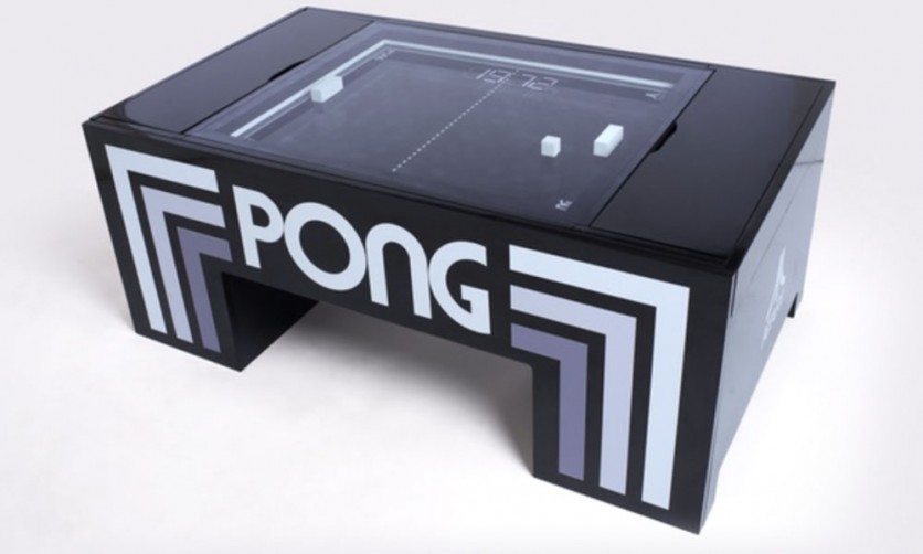 There’s a Real-Life Version of Pong Built Into This Coffee Table ...
