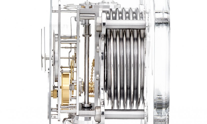 This Jaegar-LeCoultre Crystal Clock Lets You See Time In Motion - Sharp ...