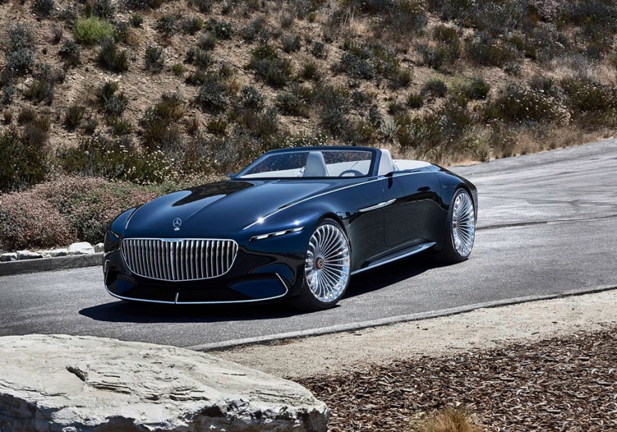 The Vision Mercedes-Maybach 6 Cabriolet Is a Superyacht on Wheels ...