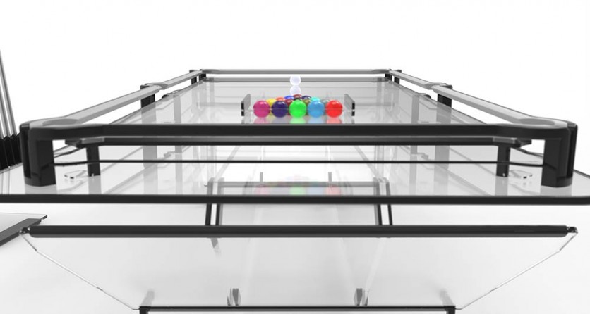 This Glass Pool Table Is Clearly Amazing - Sharp Magazine