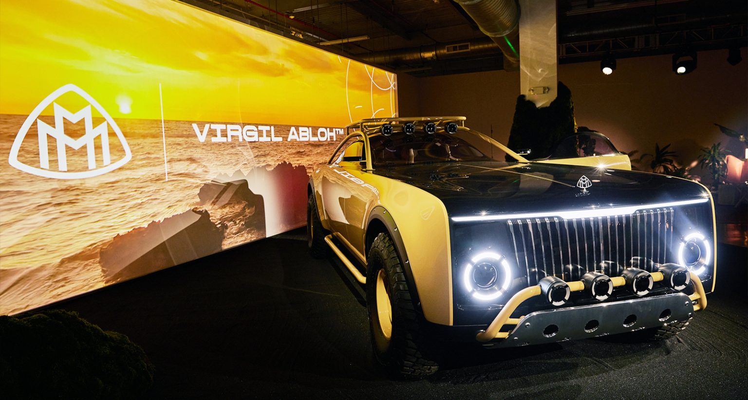 Virgil Abloh's Project MAYBACH Drops Cover in Miami (Live Photos, 2021)