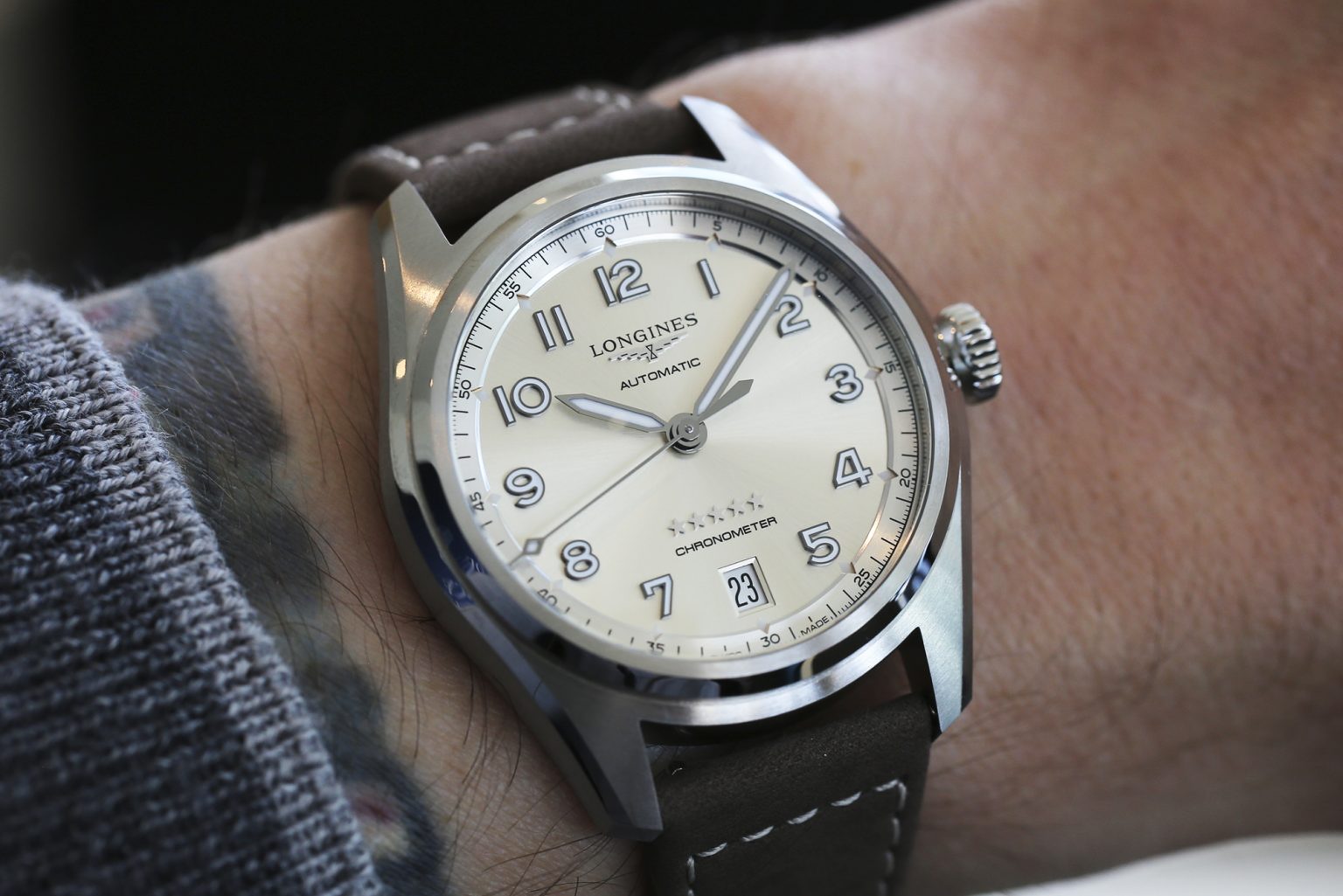 Check Out the New Longines Spirit 37mm (Live Photos) - Sharp Magazine