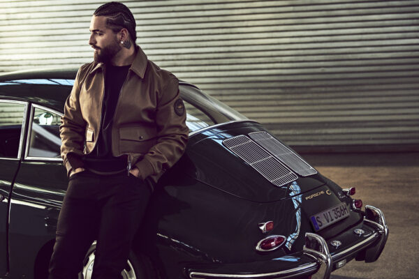 Maluma Models Porsche X BOSS Fall/Winter 2023 Team-Up - Sharp Magazine