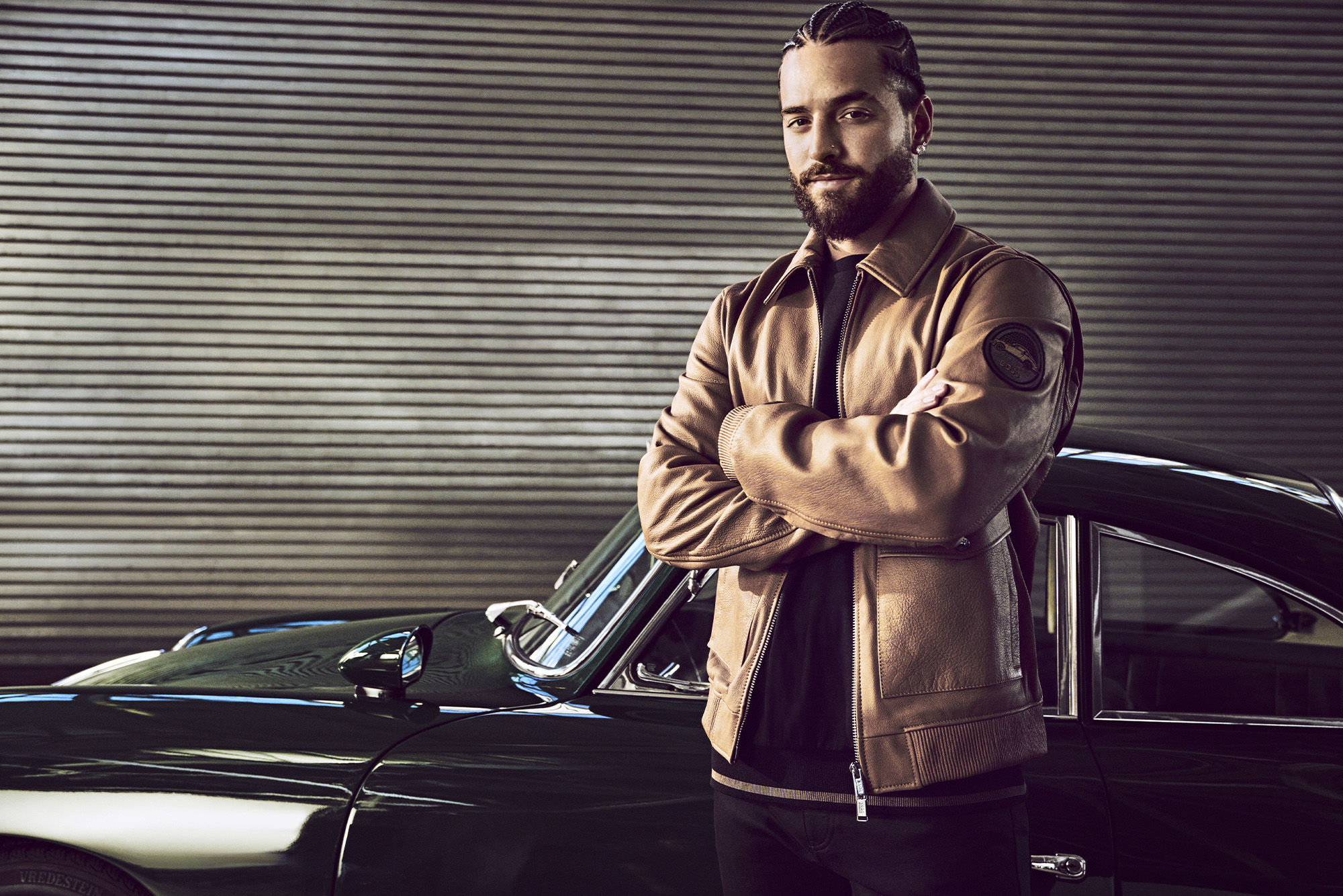Maluma Models Porsche X BOSS Fall/Winter 2023 Team-Up - Sharp Magazine