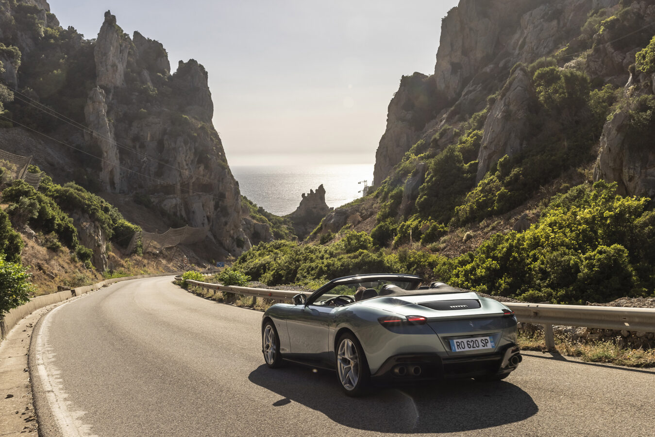 SHARP Drives: Ferrari Roma Spider Skirts Through Sardinia - Sharp Magazine