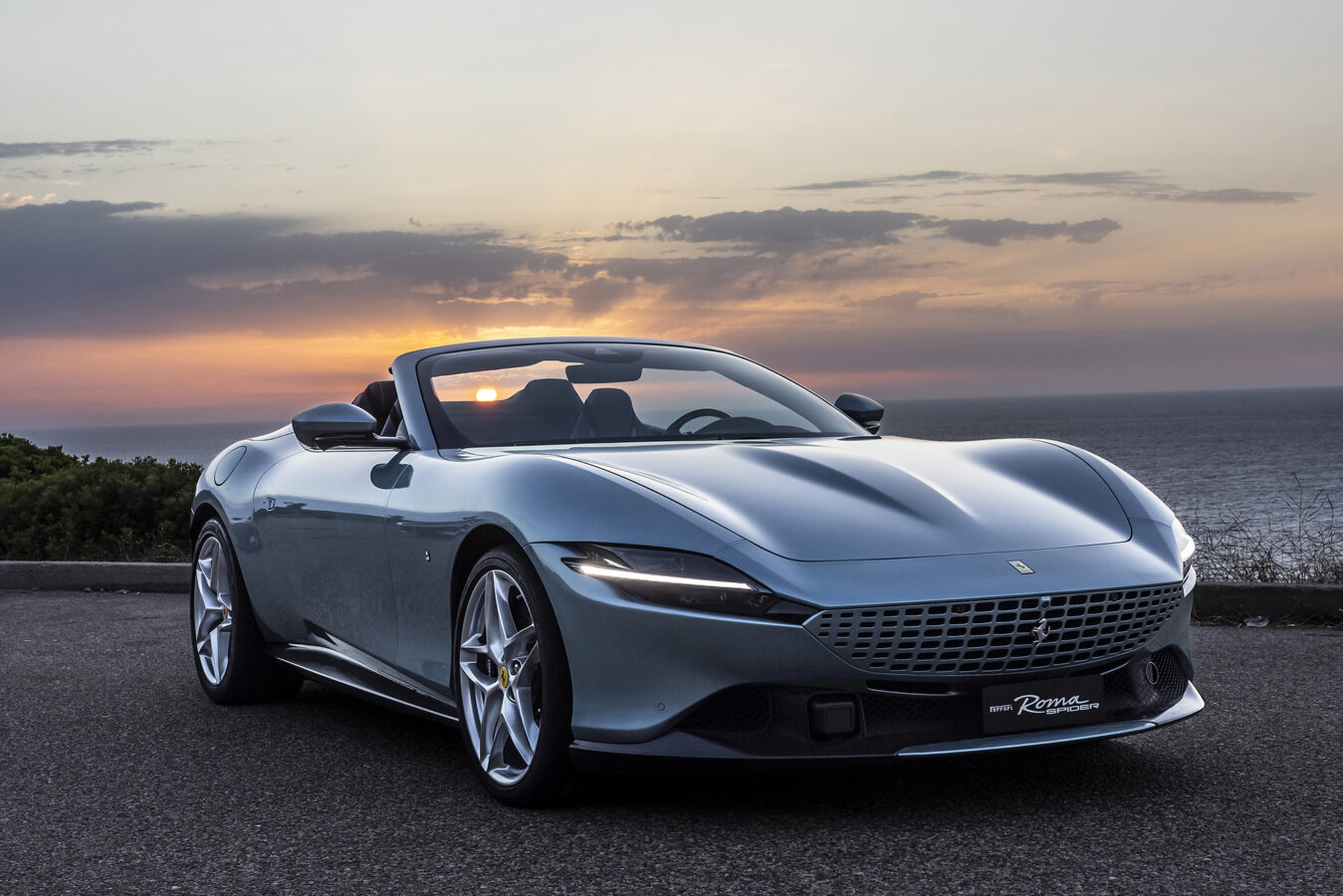 SHARP Drives: Ferrari Roma Spider Skirts Through Sardinia - Sharp Magazine