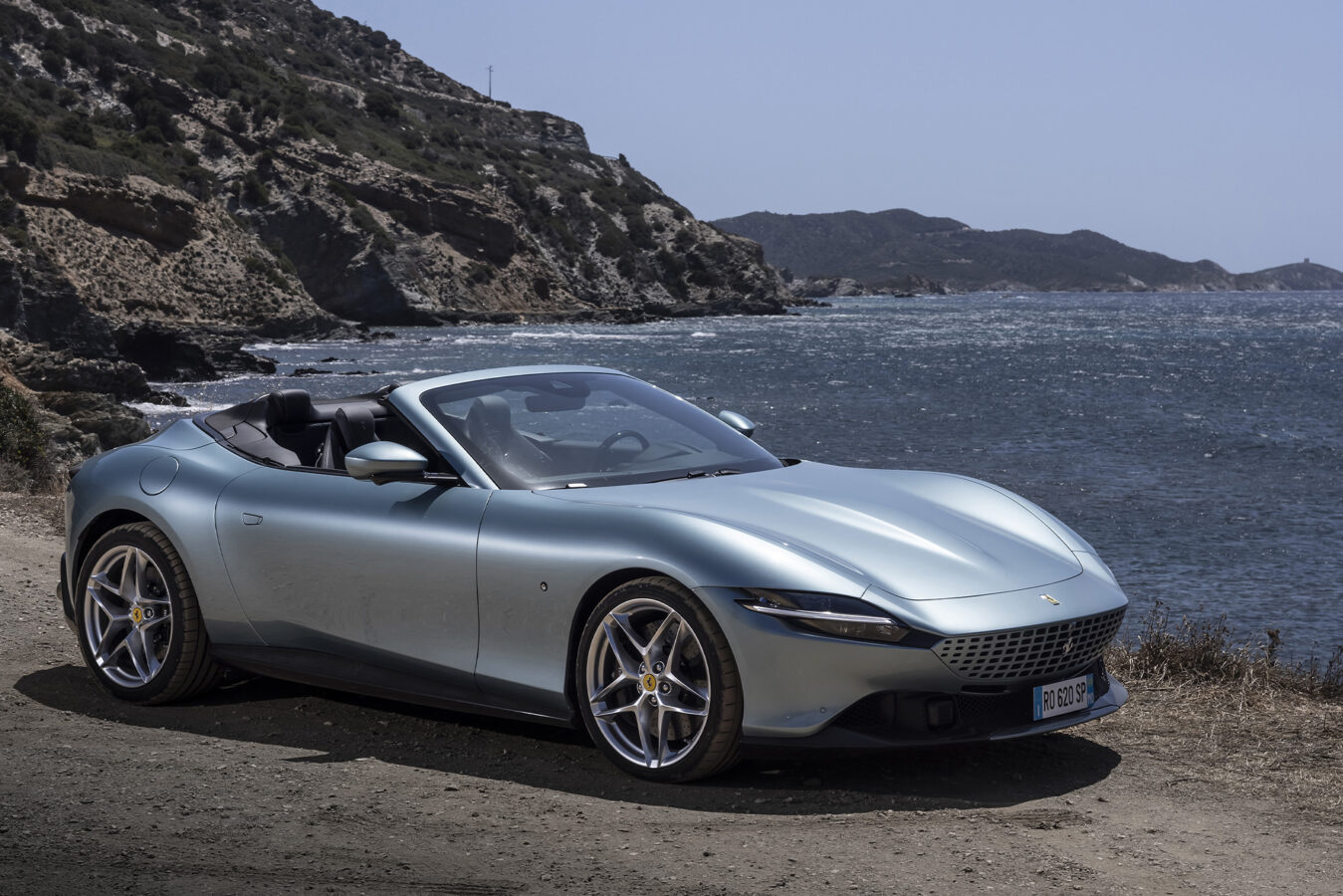 SHARP Drives: Ferrari Roma Spider Skirts Through Sardinia - Sharp Magazine