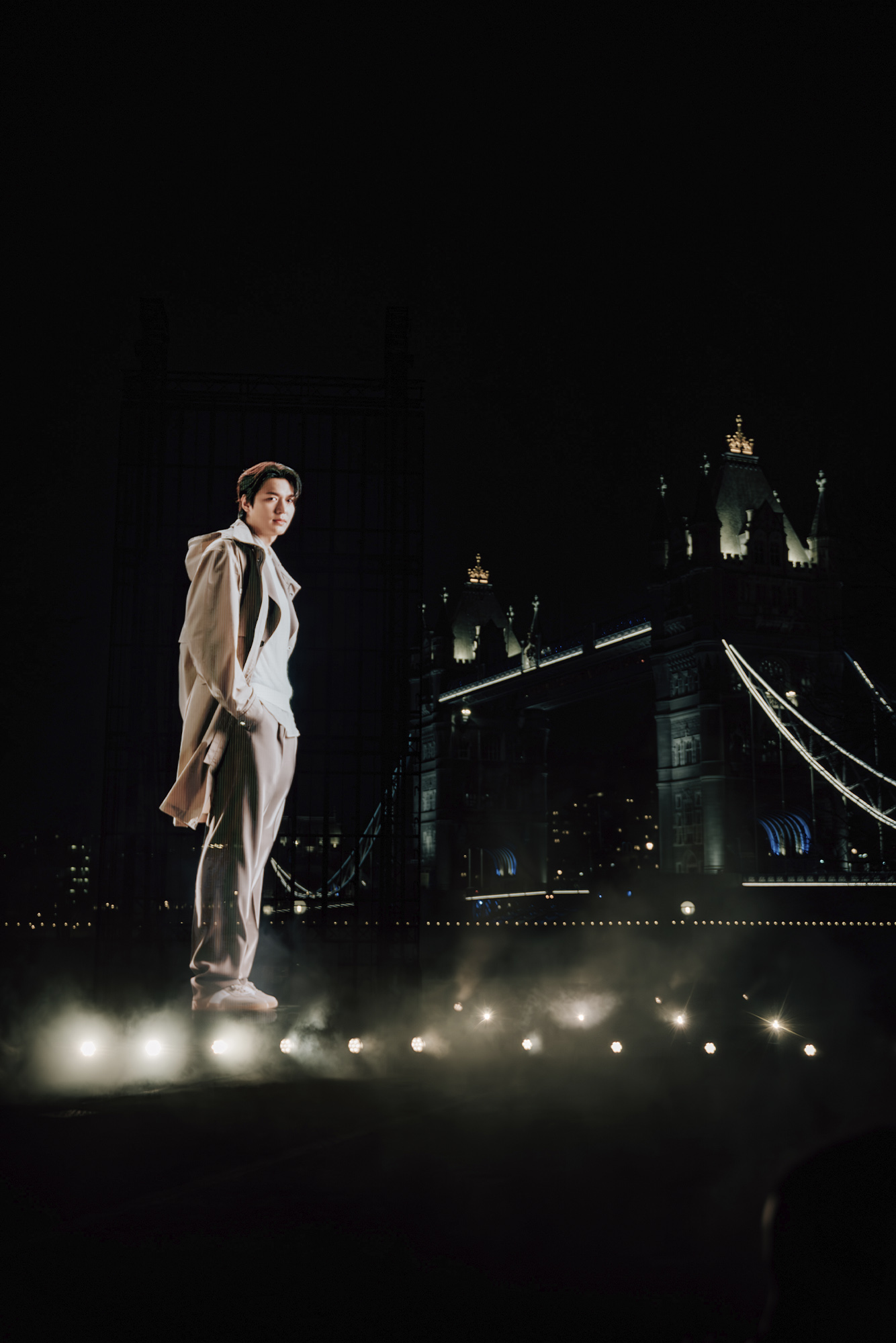 BOSS SS24 Launches With Massive Hologram Display in London - Sharp Magazine