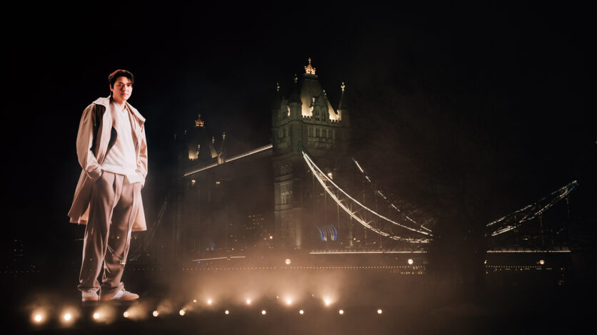 BOSS SS24 Launches With Massive Hologram Display in London - Sharp Magazine