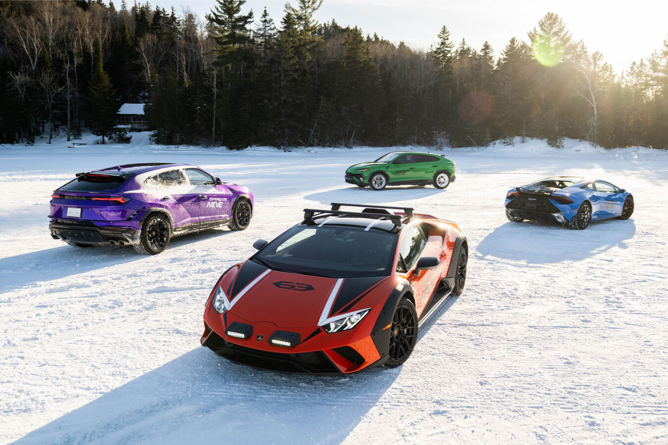 Driving Lamborghinis on a Frozen Lake is The Best Thing Ever - Sharp ...