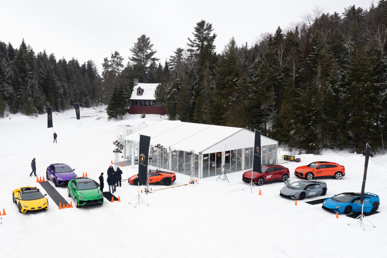 Driving Lamborghinis on a Frozen Lake is The Best Thing Ever - Sharp ...