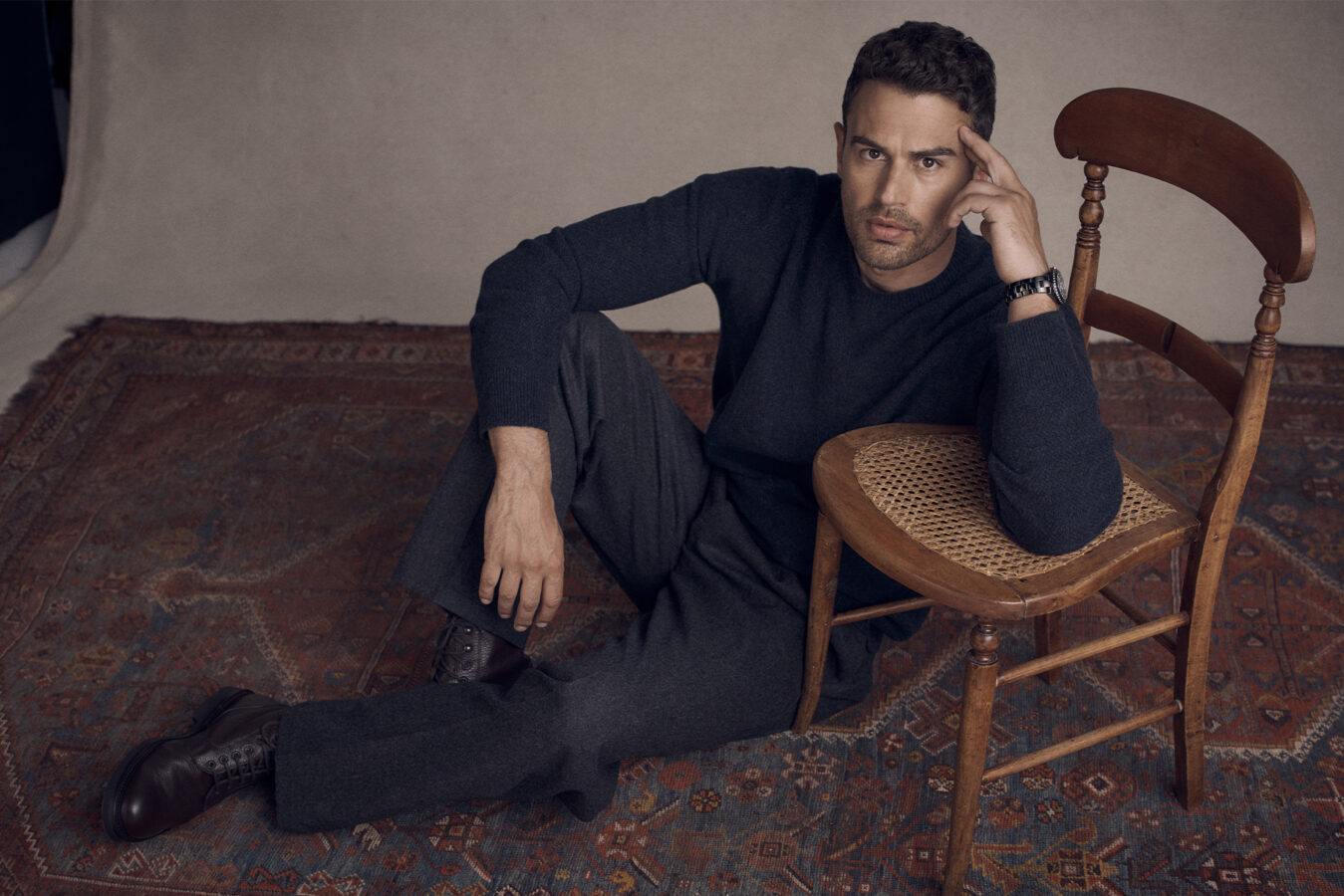 Theo James Talks 'The Gentlemen', Royals, Comedy, & Career - Sharp Magazine