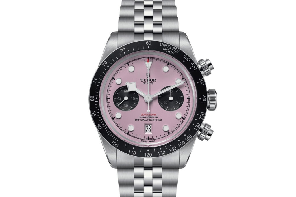A Pop of Pink For Tudor's Black Bay Chronograph - Sharp Magazine