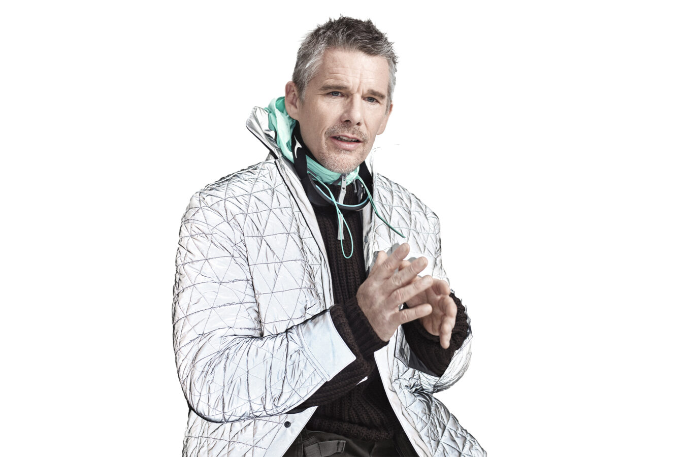 Ethan Hawke Talks Canada Goose, Activism, & Personal Style - Sharp Magazine