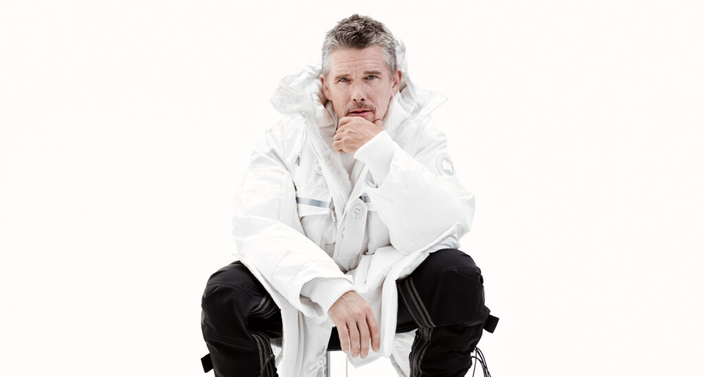 Ethan Hawke Talks Canada Goose, Activism, & Personal Style - Sharp Magazine