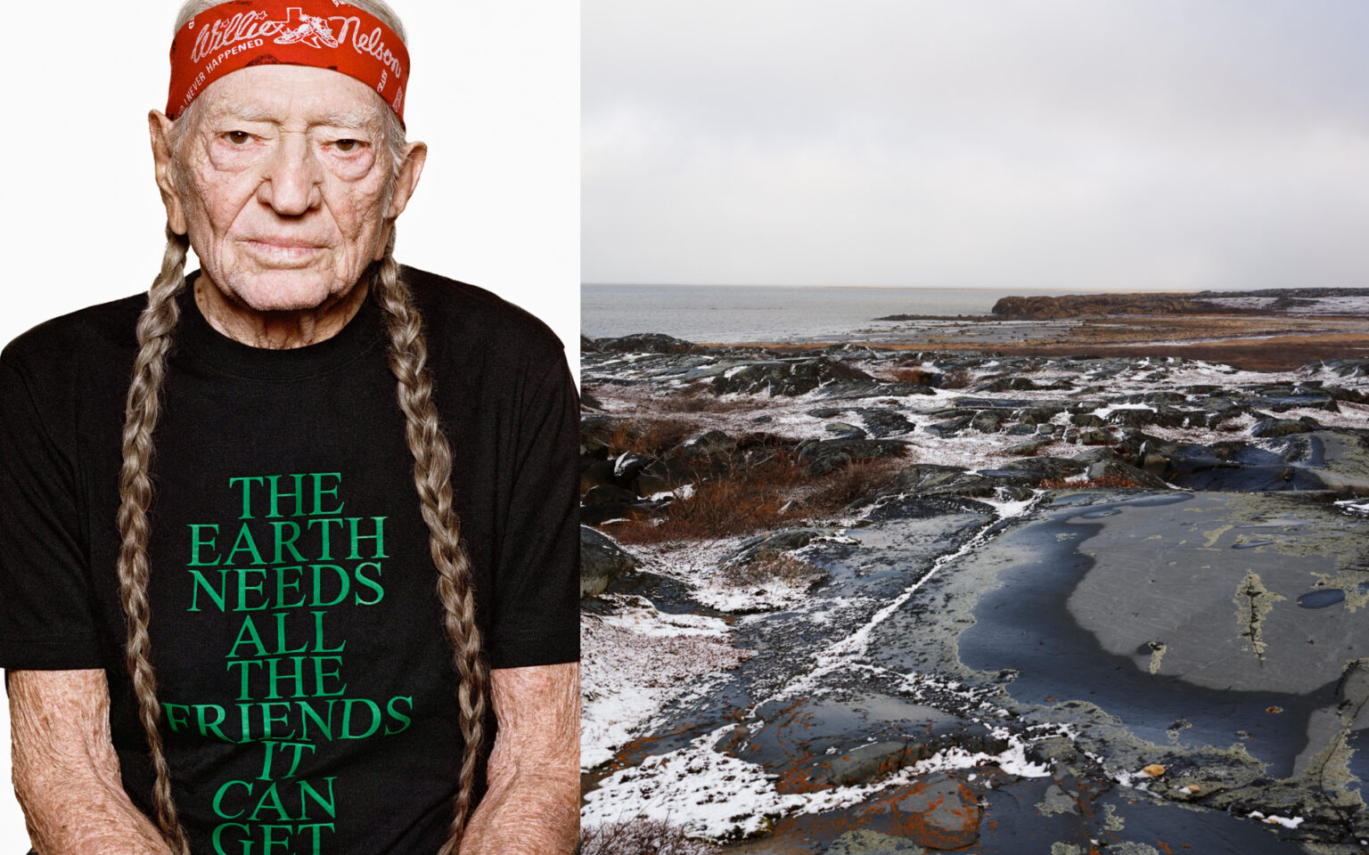 See Willie Nelson in Haider Ackermann's Snow Goose by Canada Goose ...