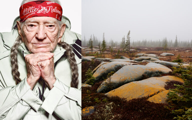 See Willie Nelson in Haider Ackermann's Snow Goose by Canada Goose ...