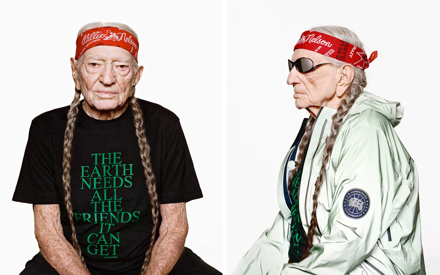 See Willie Nelson in Haider Ackermann's Snow Goose by Canada Goose ...