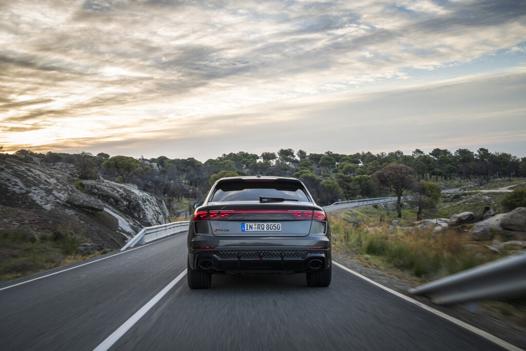 Driving Audi RSQ8 On A No-Speed-Limit Road in Germany - Sharp Magazine