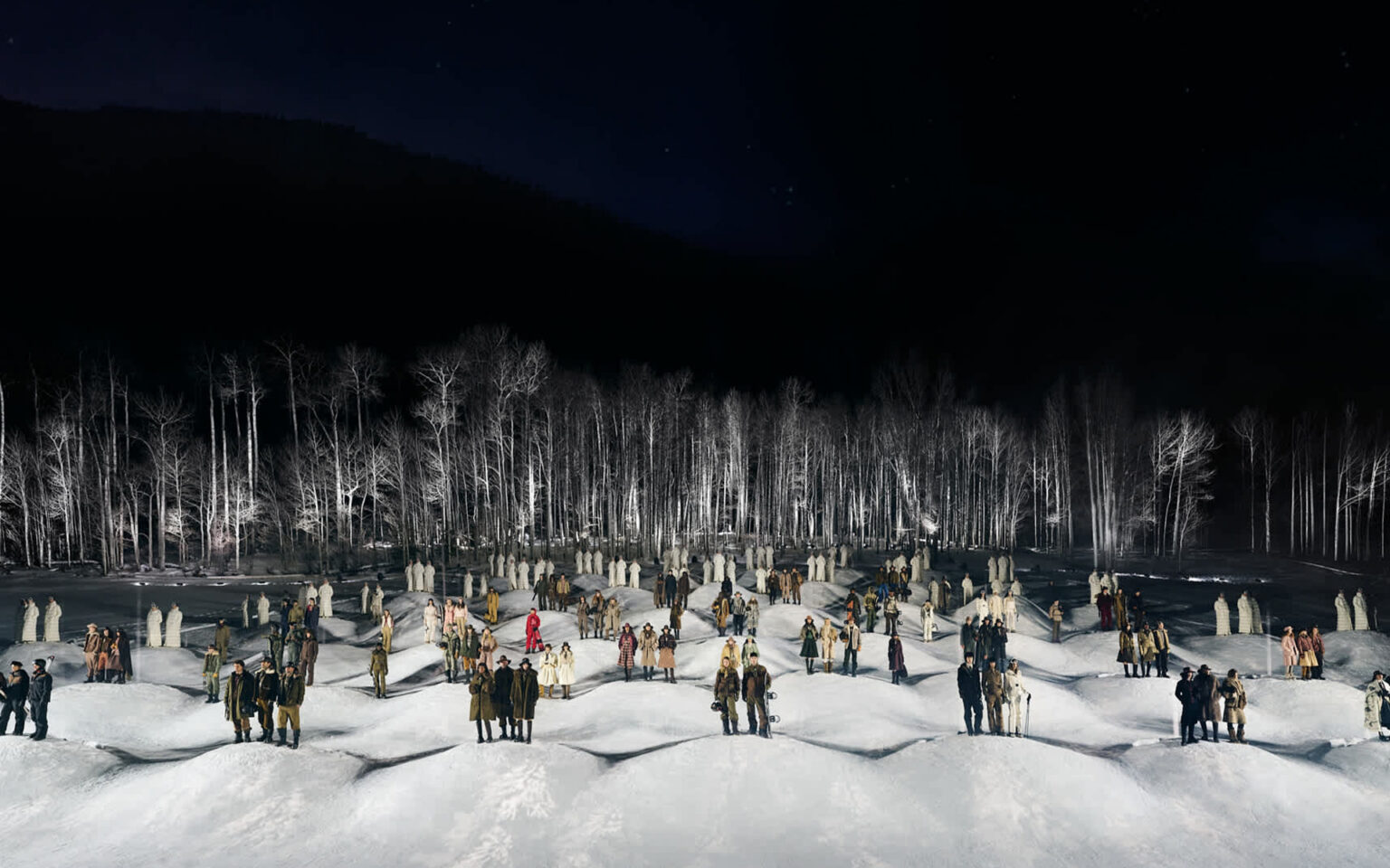 Stars Hit the Slopes for Moncler Grenoble Fall-Winter 2026 - Sharp Magazine